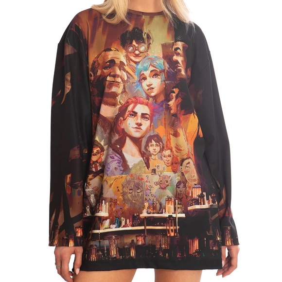 Blackmilk | Tops | Blackmilk Arcane Anime Jinx Vi Powder Graffiti ...